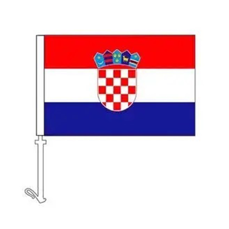 Customized Design Double-sided Car Window Flag Frame Mini National Flag ...